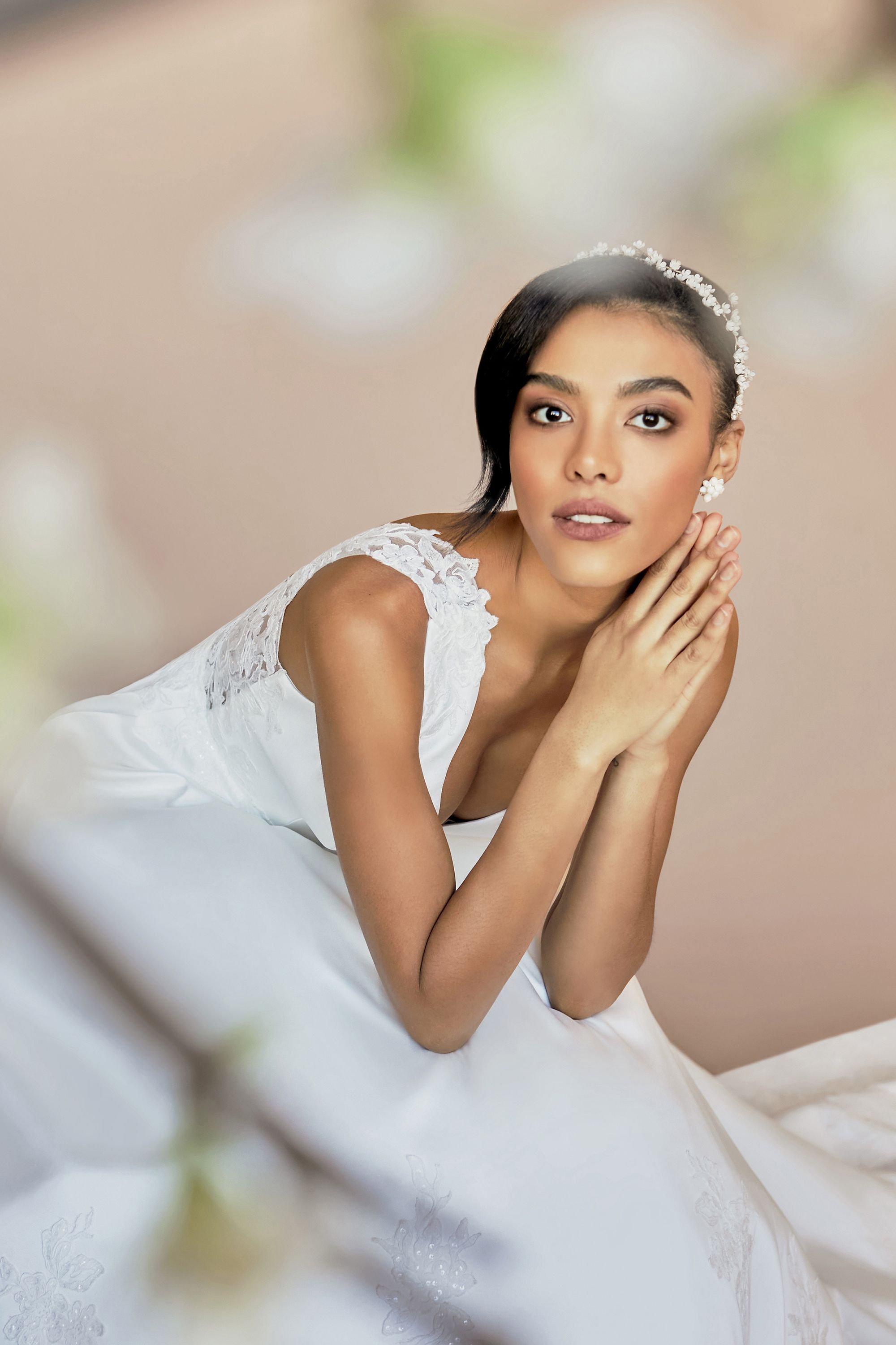 Devan: Clean Stretch Mikado Ball Gown with Scoop Back and Pockets ...